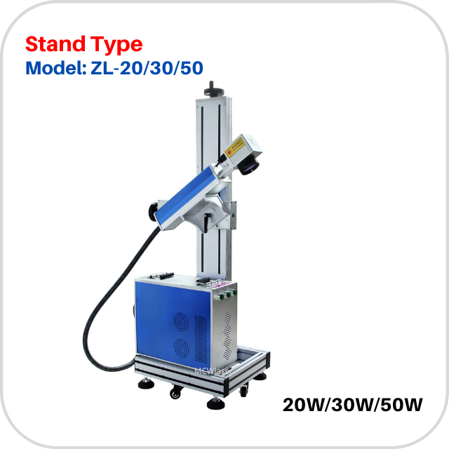 Fiber Laser Making Machine Metal Engraving Marking Stand Type,Stand Type